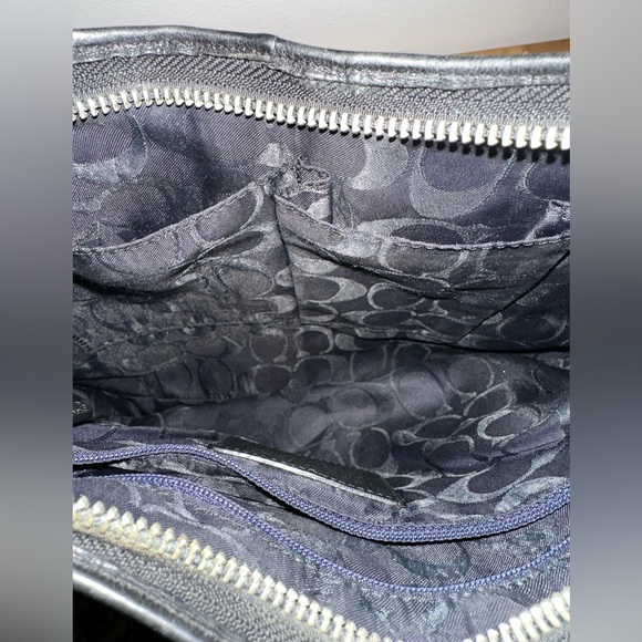 Coach | Bags | Coach Hamilton Black Leather Hobo Shoulder Bag F280 ...